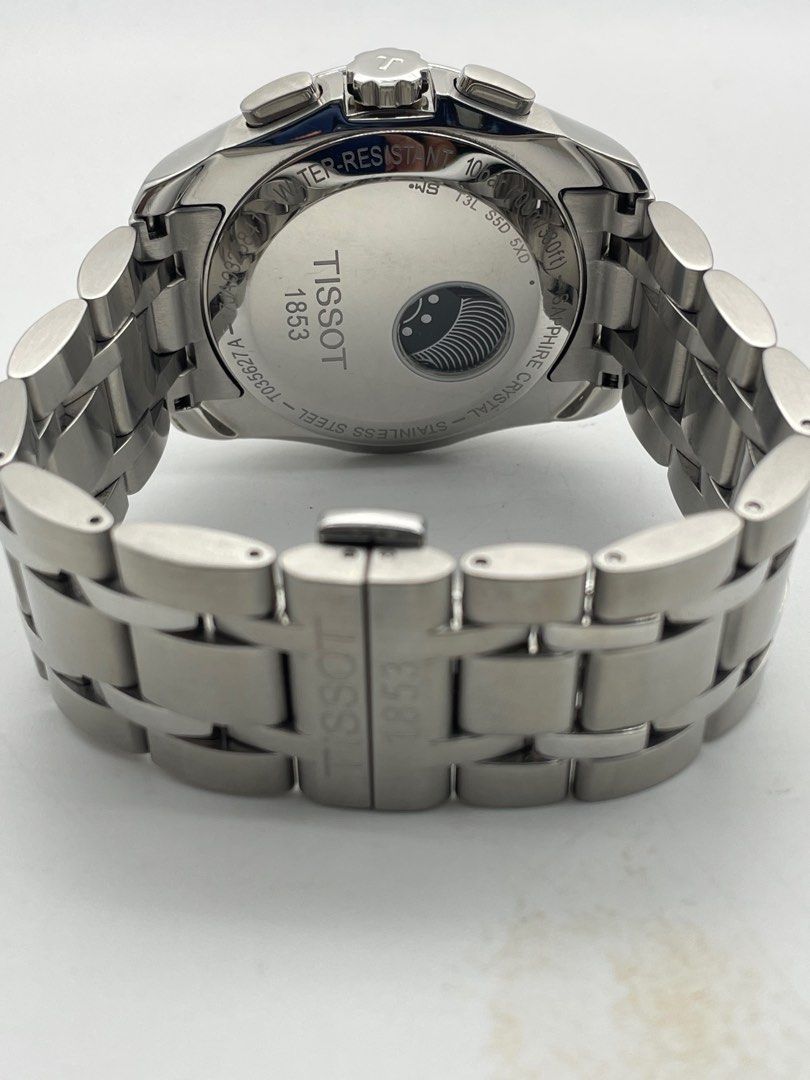 Tissot Automatic Chronograph 43mm Watch T035627A, Men's Fashion ...