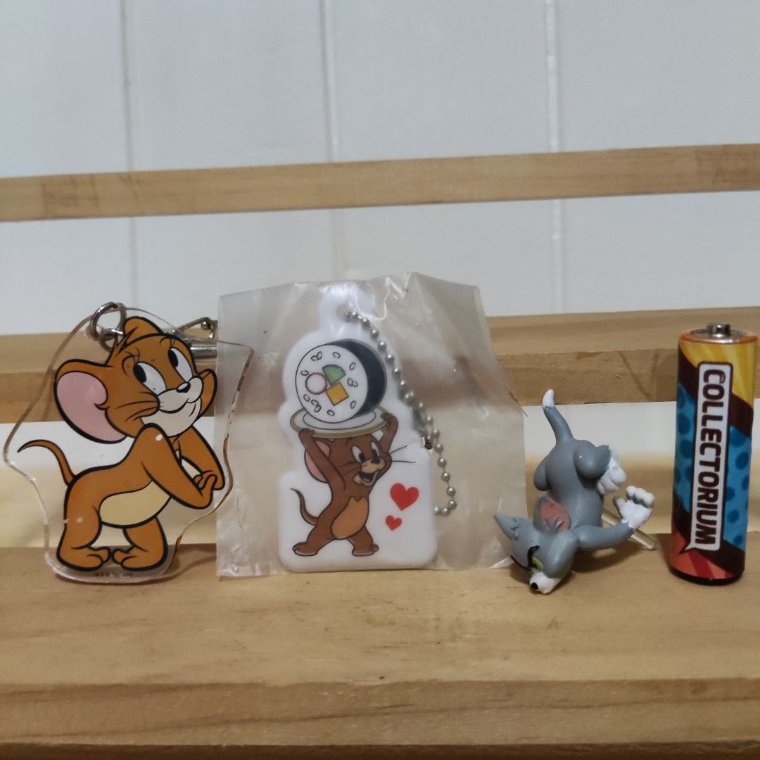 Tom and Jerry Keychain Charm Set, Hobbies & Toys, Toys & Games on Carousell