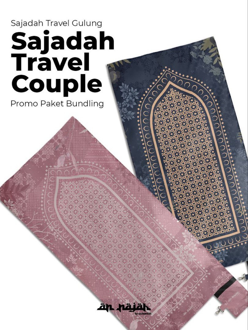 Travel Prayer Mat, Women's Fashion, Muslimah Fashion, Prayer Sets on ...