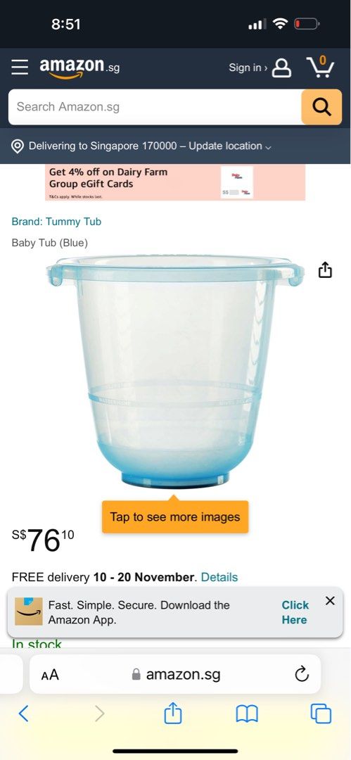 Tummy Tub New Born Bathtub, Babies & Kids, Bathing & Changing, Bathtub ...