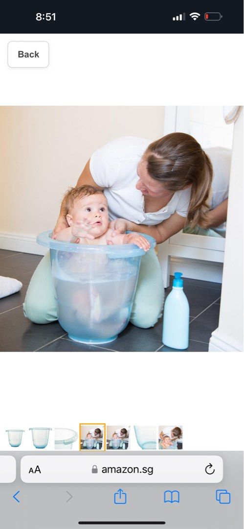 Tummy Tub New Born Bathtub, Babies & Kids, Bathing & Changing, Bathtub ...