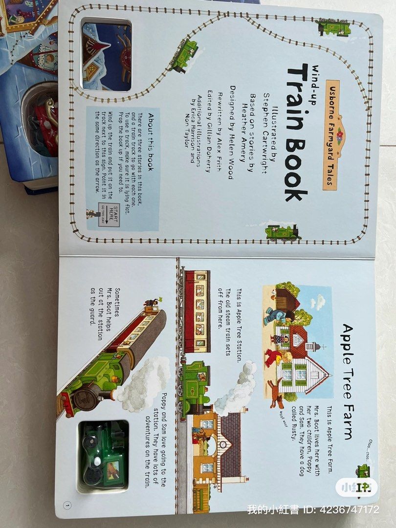 Usborne train track book, Hobbies & Toys, Books & Magazines, Children's ...