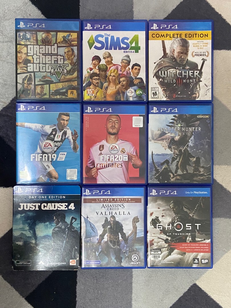 Used PS4 Games, Video Gaming, Video Game Consoles, PlayStation on Carousell