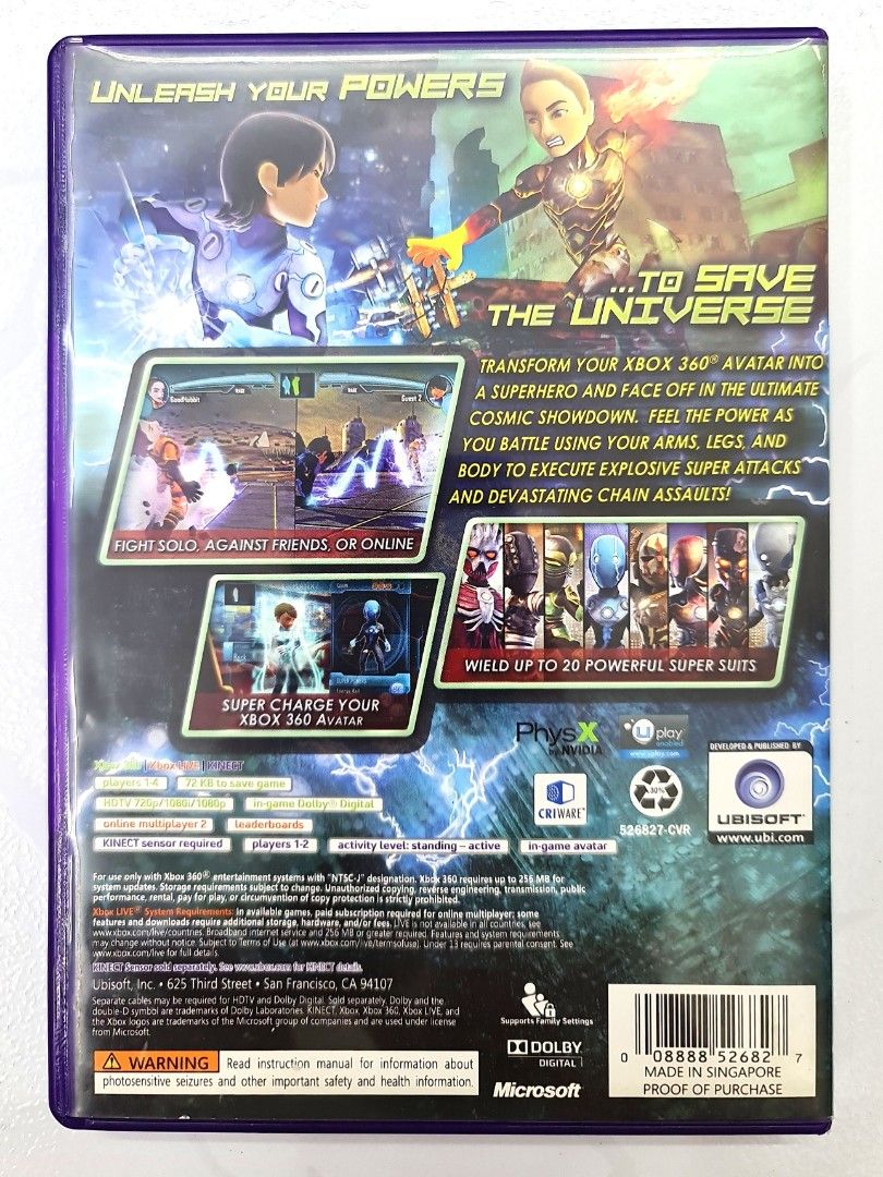 Video Game for Xbox 360 *Kinect* : PowerUp Heroes *Pre-Owned* (NTSCJ ...