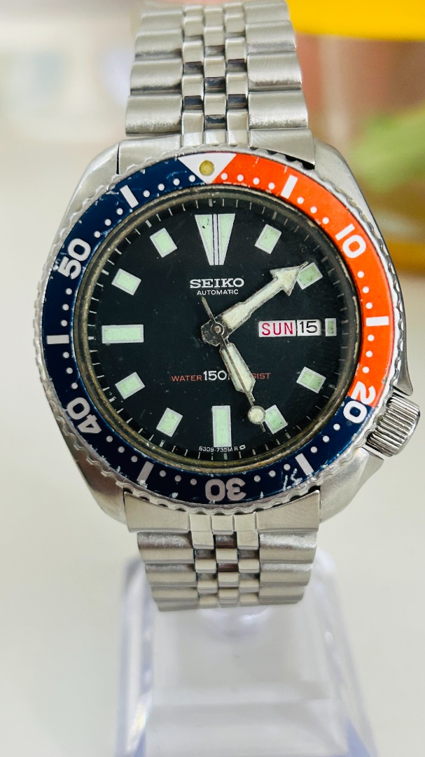 Vintage Original Pepsi Divers Watch 1980s, Luxury, Watches on Carousell