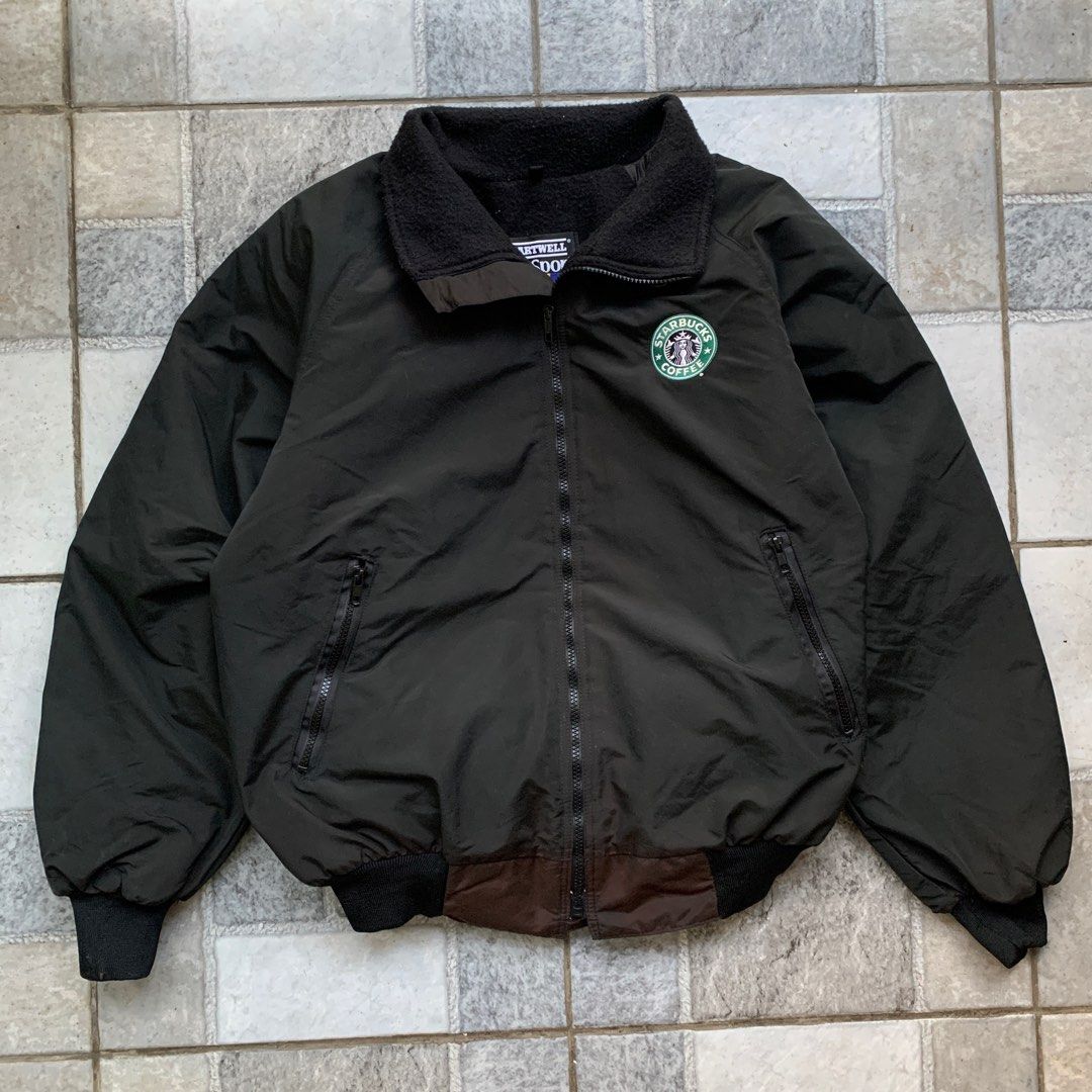 Vintage Starbucks Hartwell Viasport Bomber Jacket, Men's Fashion, Coats ...