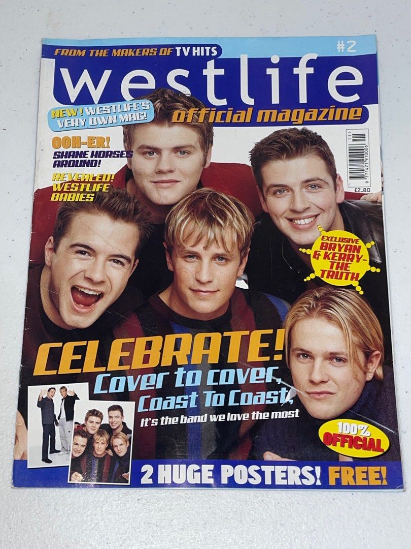 WESTLIFE PFFICIAL MAGAZINE #2 and 3 (RARE), Hobbies & Toys, Books ...