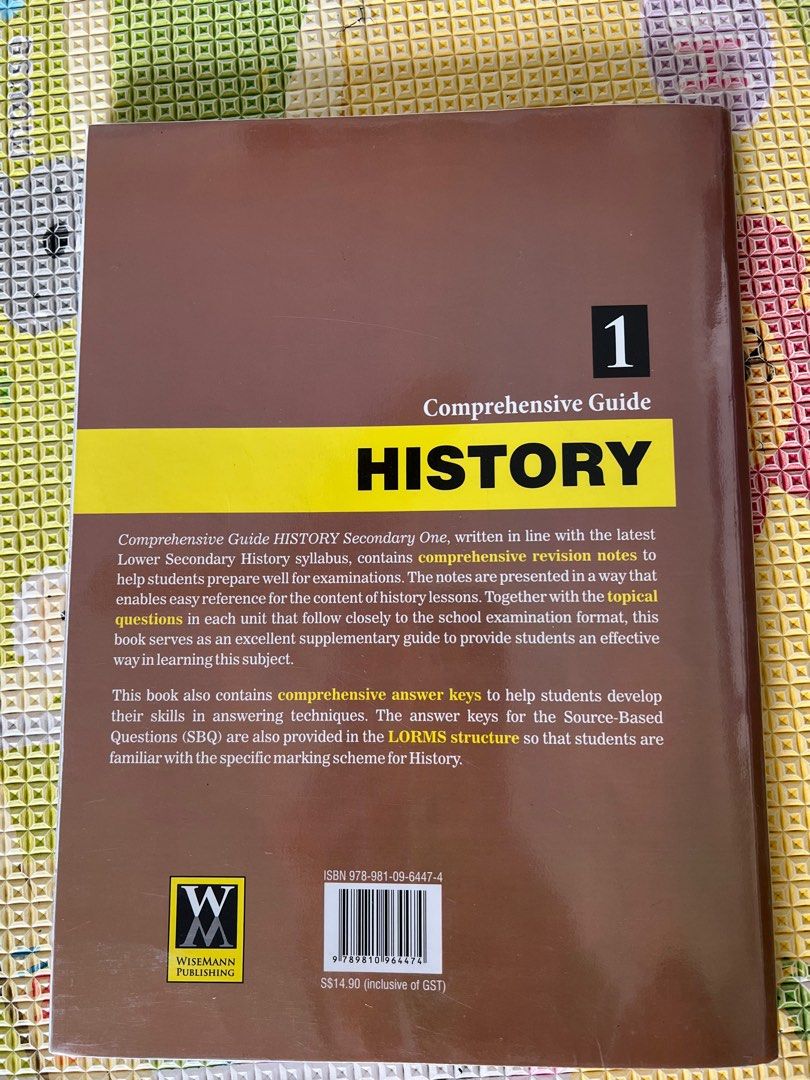 Wisemann Comprehensive History Guide, Hobbies & Toys, Books & Magazines ...