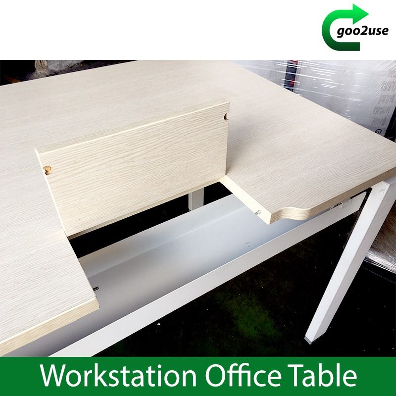 Wood Grain Computer & Office Table / Study & Working Desk [Goo2use ...