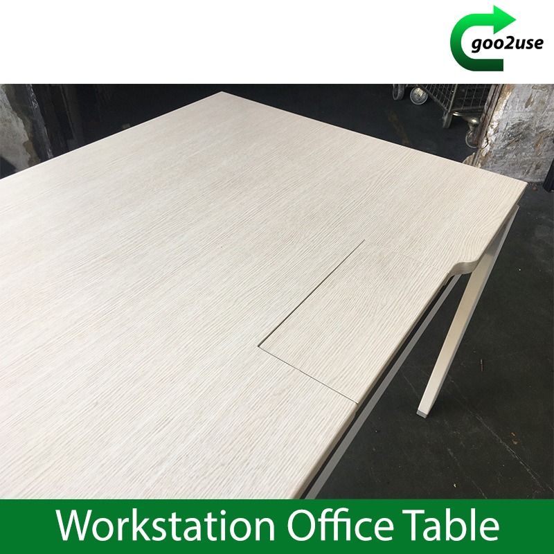 Wood Grain Computer & Office Table / Study & Working Desk [Goo2use ...