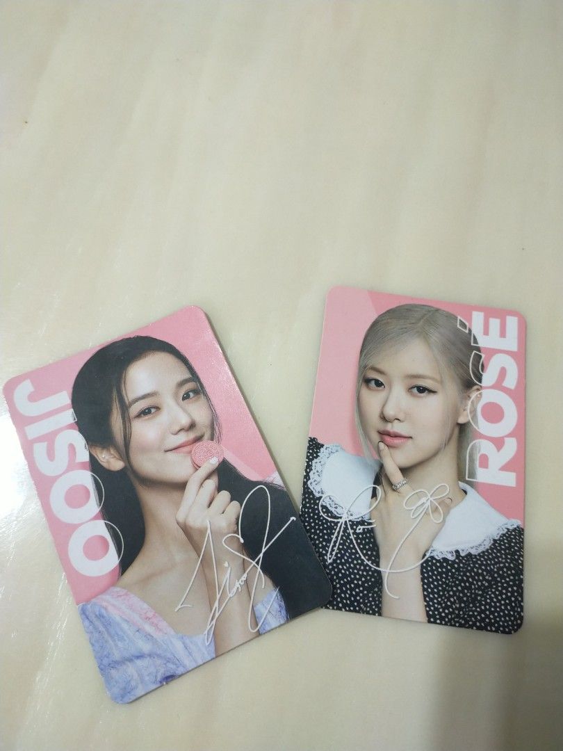 WTS BLACKPINK OREO PHOTOCARDS [Jisoo, Rose], Hobbies & Toys ...