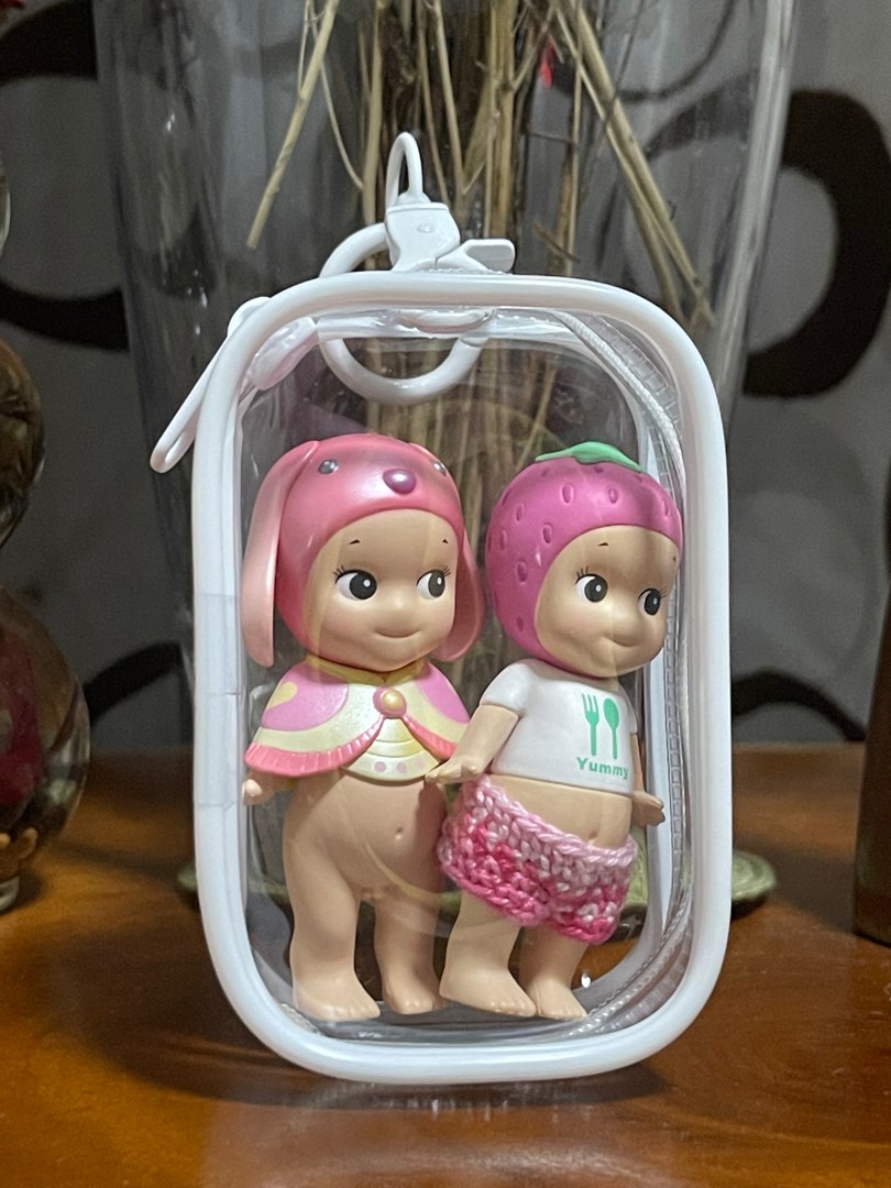 wts keychain pouch transparent sonny angel carrier, Women's Fashion ...