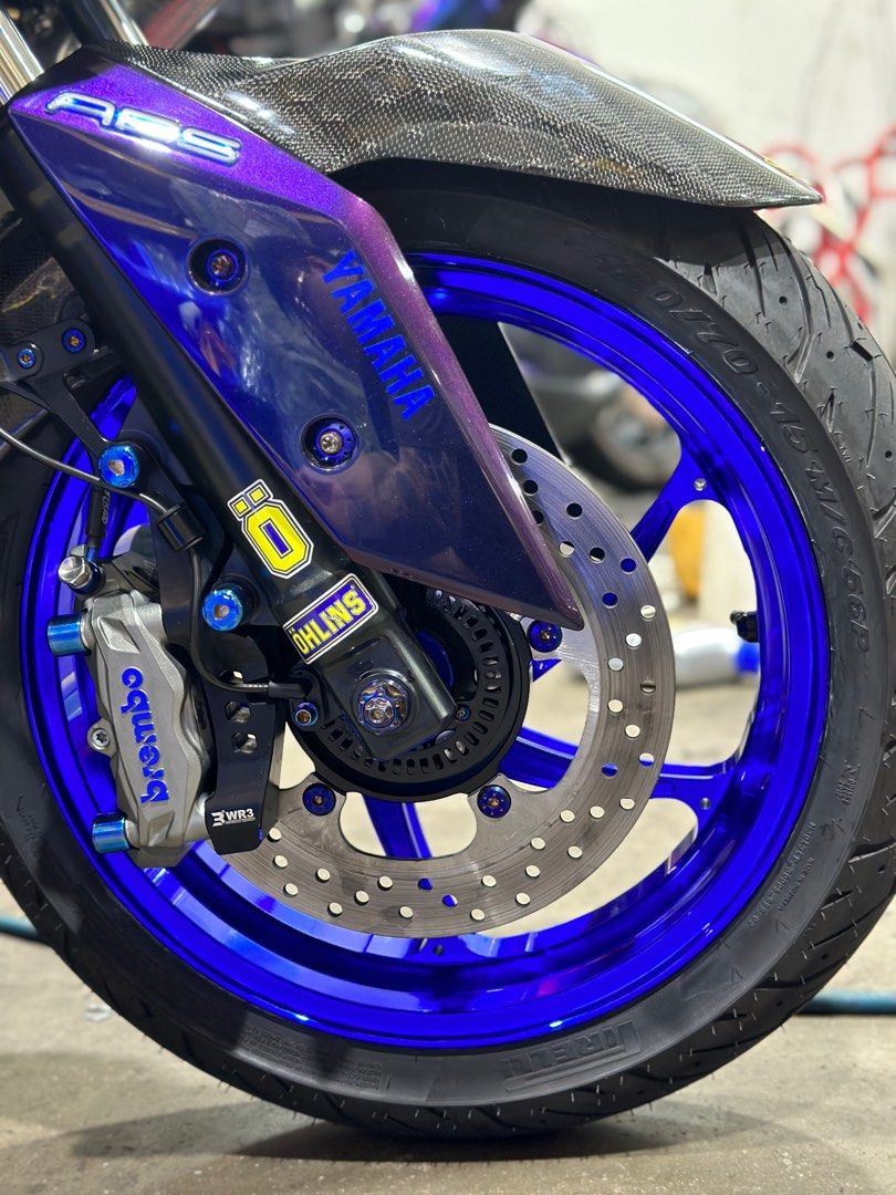 YAMAHA XMAX CNC ALLOY RACING SPORTS RIM, Motorcycles, Motorcycle ...