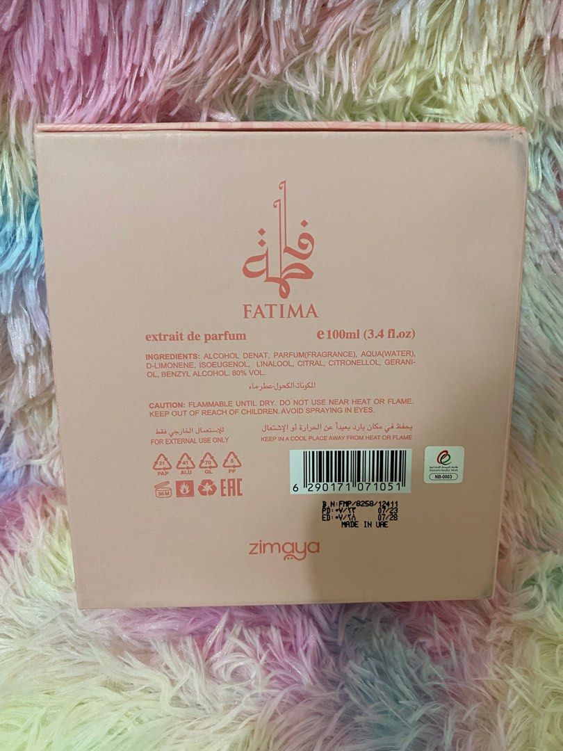 Zimaya Fatima Perfume, Beauty & Personal Care, Fragrance & Deodorants ...
