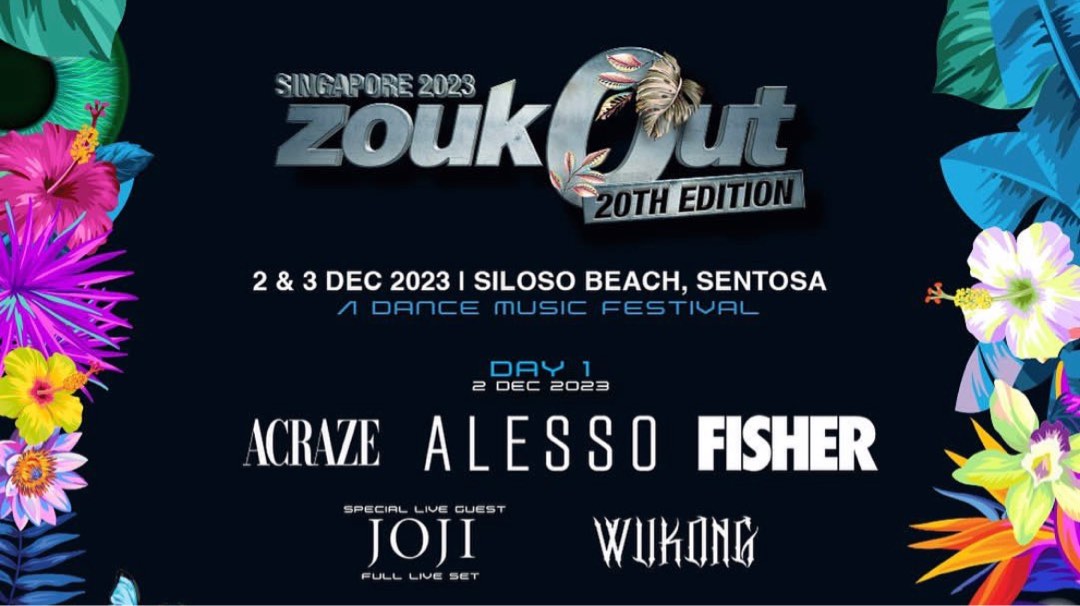 zoukout 2023 ticket day 1 (student), Tickets & Vouchers, Event Tickets ...