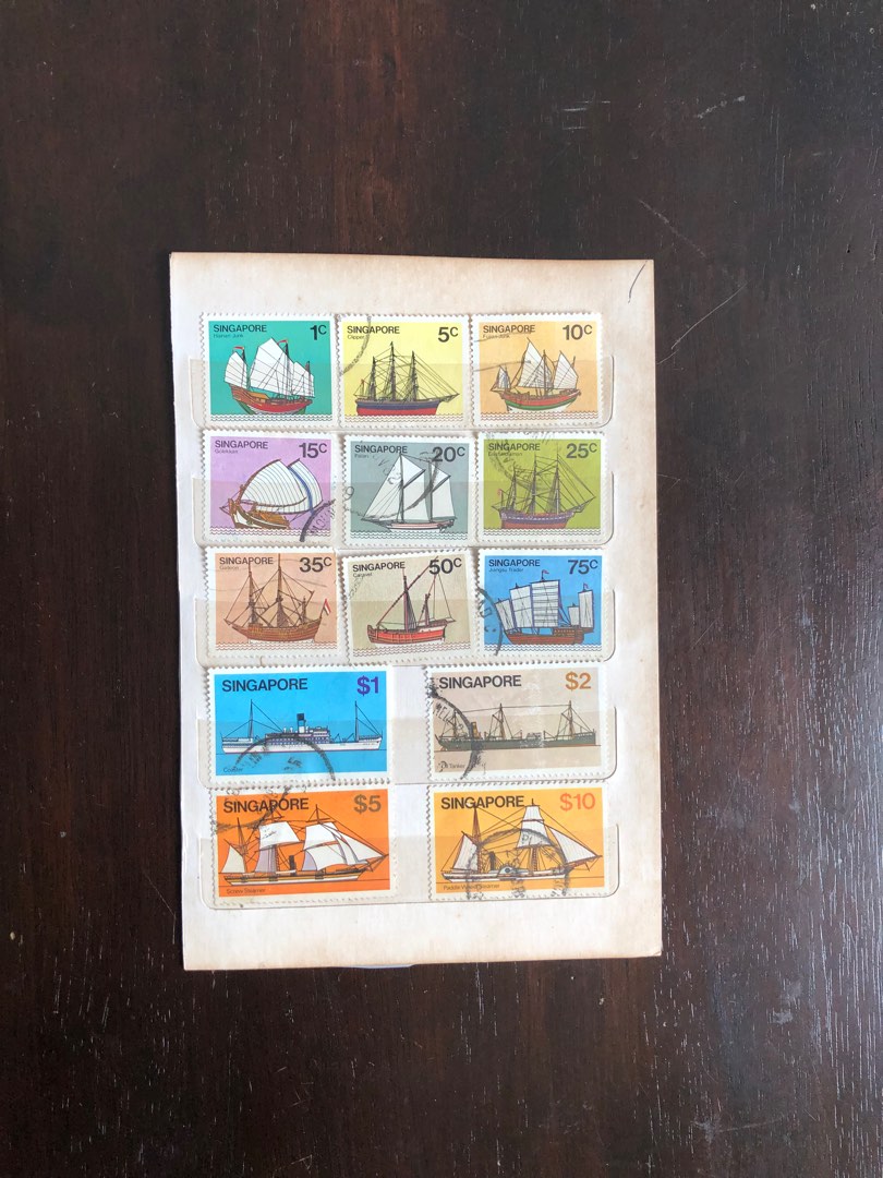 1980 Ships low value definitives and high value definitives stamps ...