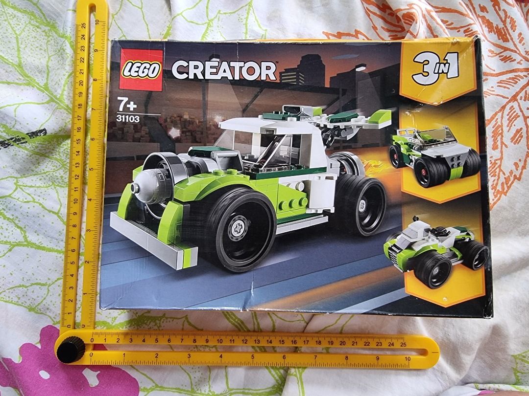 198 PC SET LEGO Creator 31103 Rocket Truck Factory 3 Models in 1 Rocket Truck Off Roader Quad ...