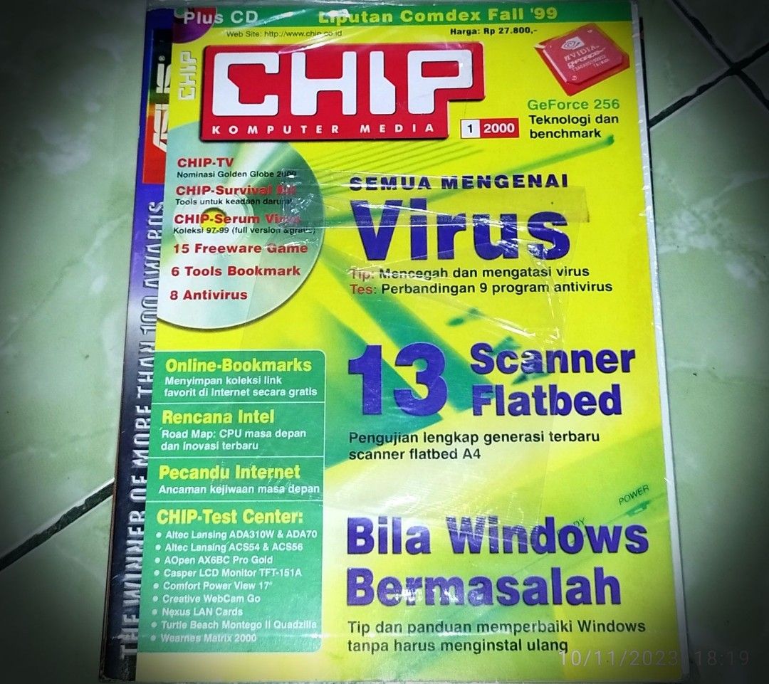 3 Majalah CHIP th.2000 (tambahan yg 6 Majalah sebelumnya), Buku & Alat Tulis, Majalah & Lainnya ...