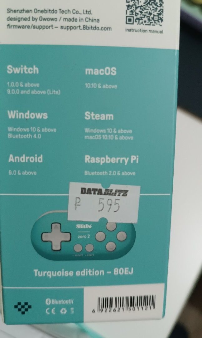 8 BitDo zero 2 Bluetooth mini PC/phone controller, Computers & Tech ...