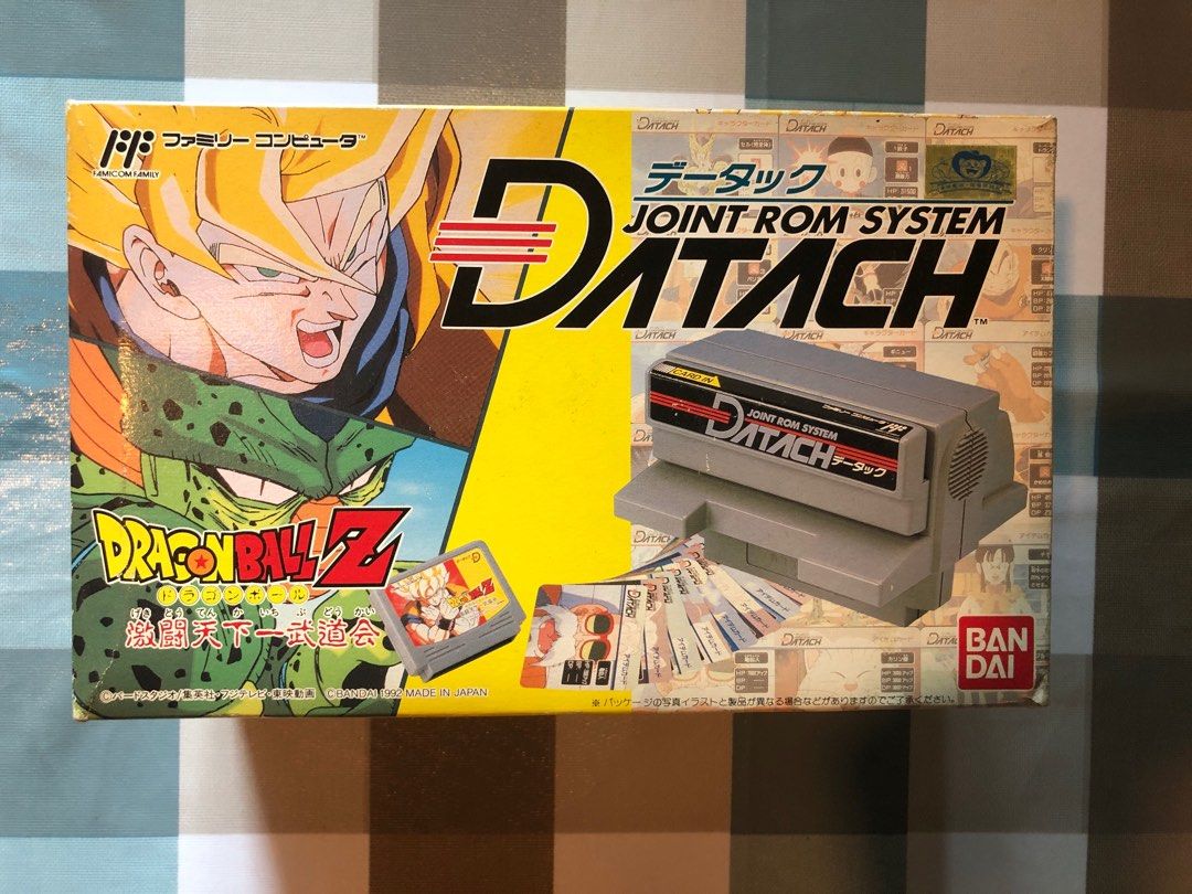 任天堂 紅白機 龍珠Z Barcode 條碼咭機 Datach Joint Rom System, 電子遊戲, 電子遊戲, Nintendo ...