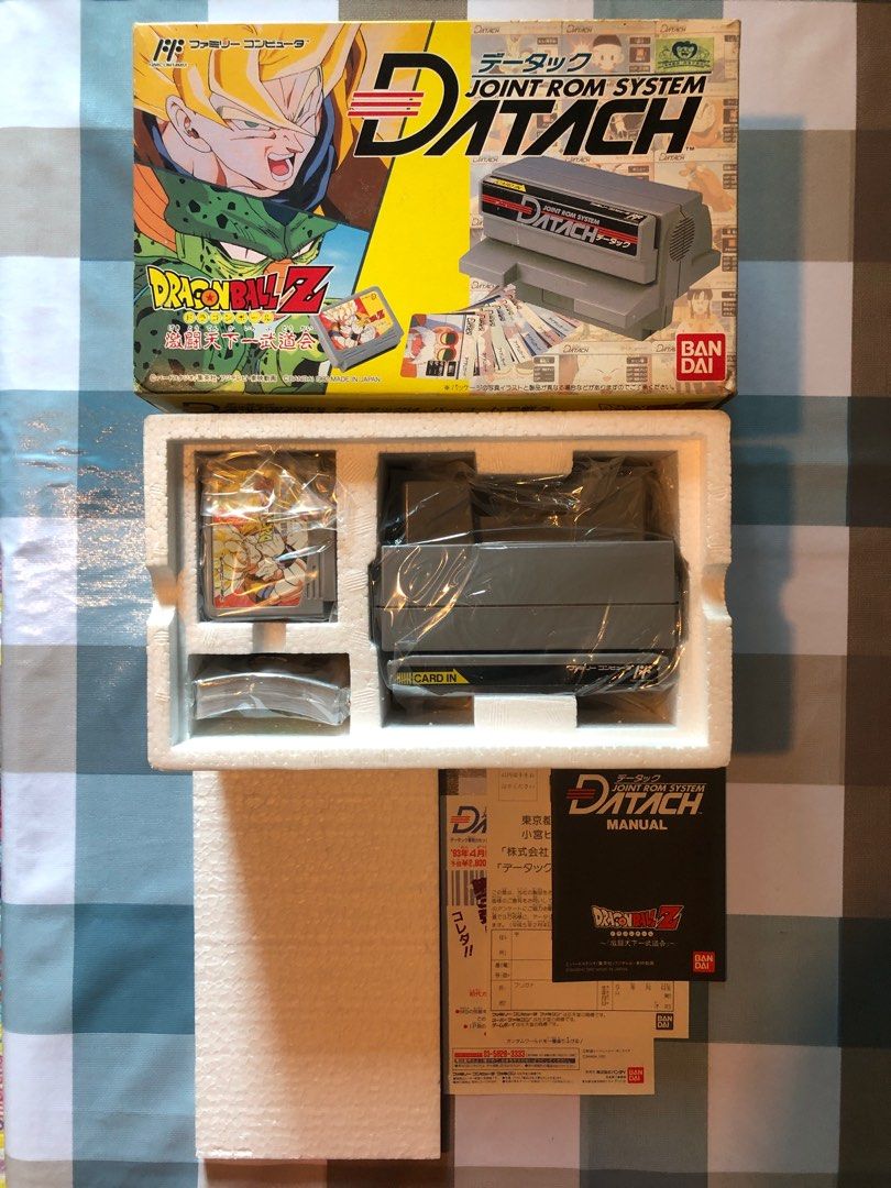 任天堂 紅白機 龍珠Z Barcode 條碼咭機 Datach Joint Rom System, 電子遊戲, 電子遊戲, Nintendo ...