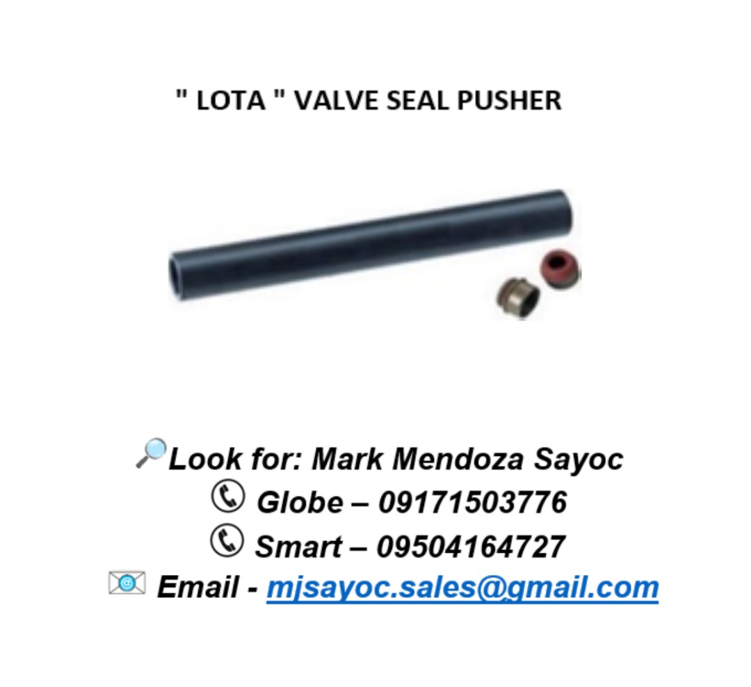 " LOTA " VALVE SEAL PUSHER, Commercial & Industrial, Construction Tools ...