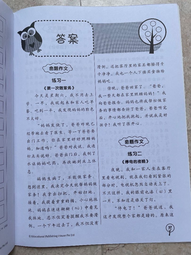 Primary 3 Chinese Composition Practice, Hobbies & Toys, Books ...