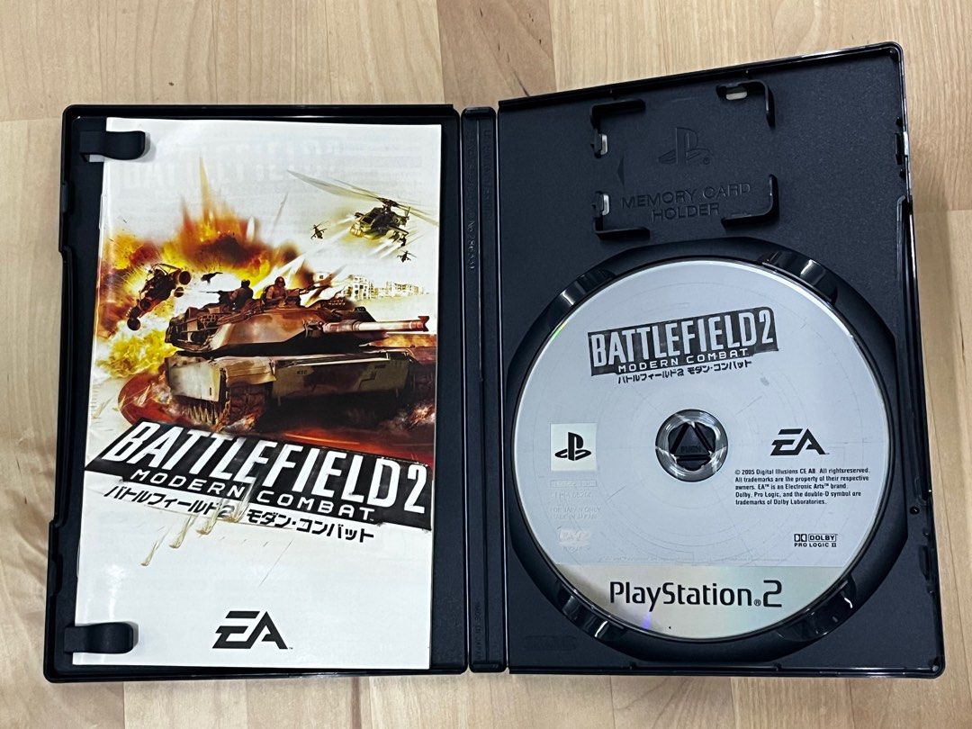日版 PS2 EA BATTLE FIELD 2 MODERN COMBAT 戰地 II 現代戰爭風雲 超真實臨場戰爭模擬動作射擊遊戲 ...