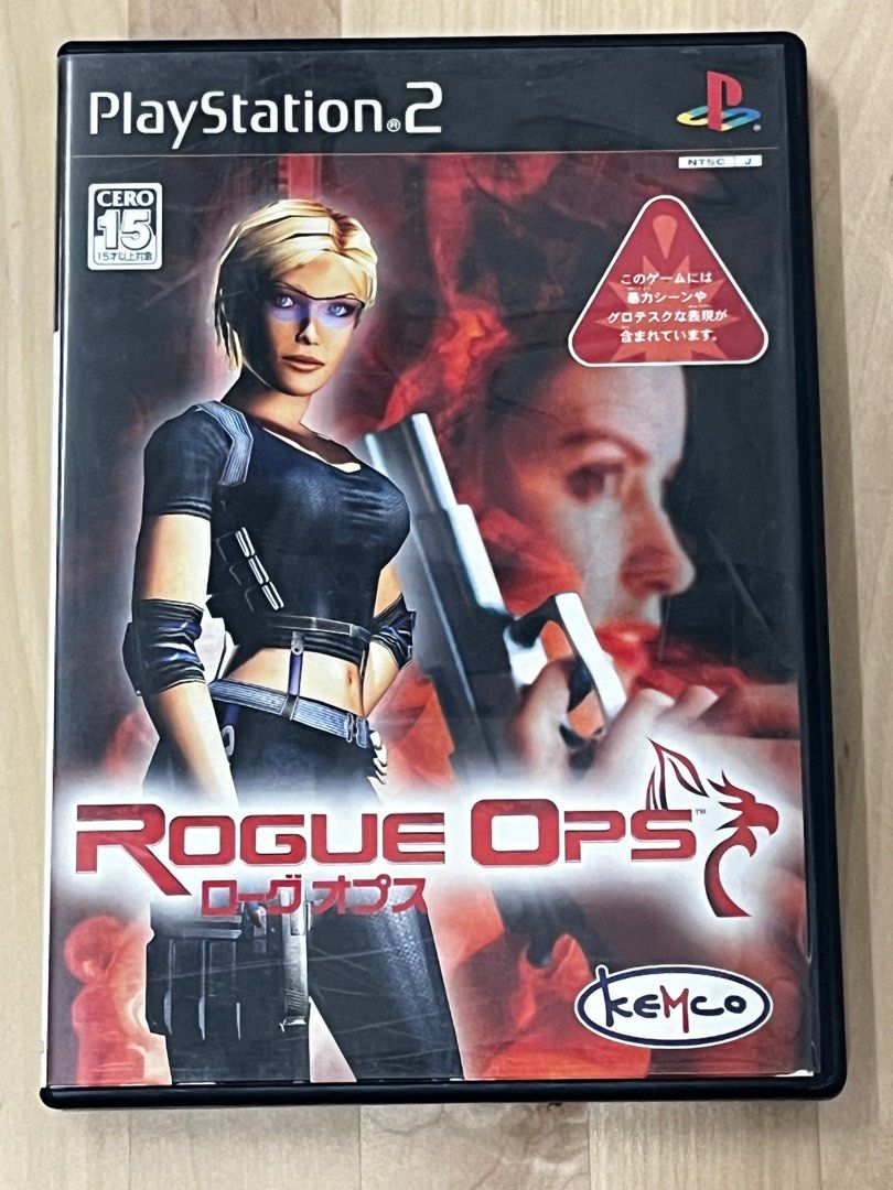 日版 PS2 KEMCO ROGUE OPS 美女特工 復仇之戰, 電子遊戲, 電子遊戲, PlayStation - Carousell