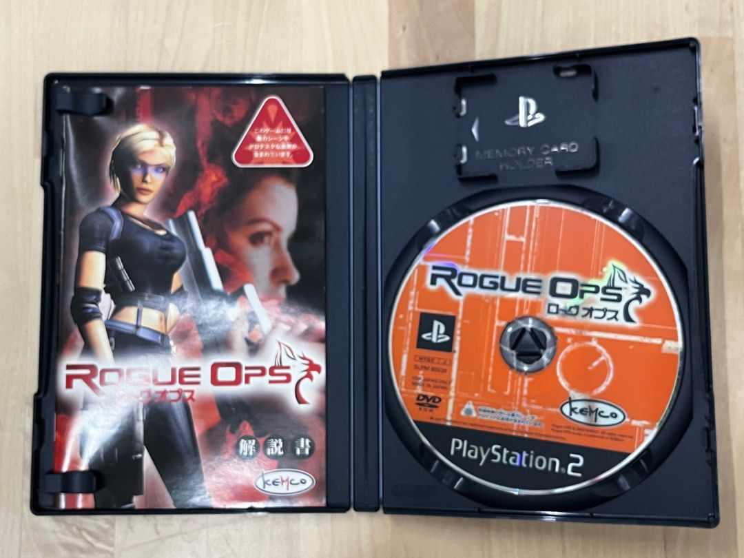 日版 PS2 KEMCO ROGUE OPS 美女特工 復仇之戰, 電子遊戲, 電子遊戲, PlayStation - Carousell