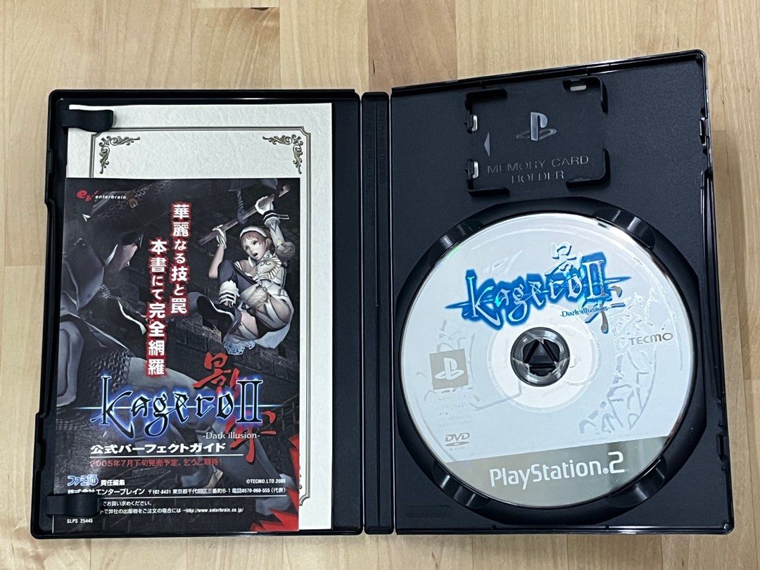 日版 PS2 TECMO KAGERO II DARK ILLUSION 影牢 2 闇之黑暗幻影 設置陷阱冒險動作遊戲, 電子遊戲, 電子遊戲 ...