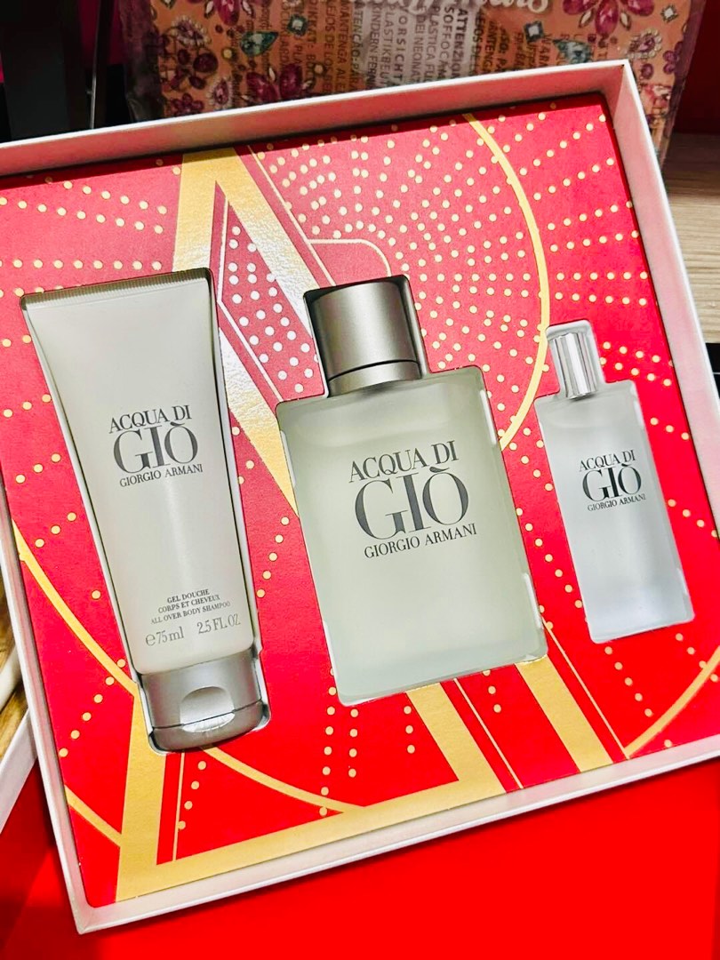 Acqua Di Gio Set, Beauty & Personal Care, Fragrance & Deodorants on ...