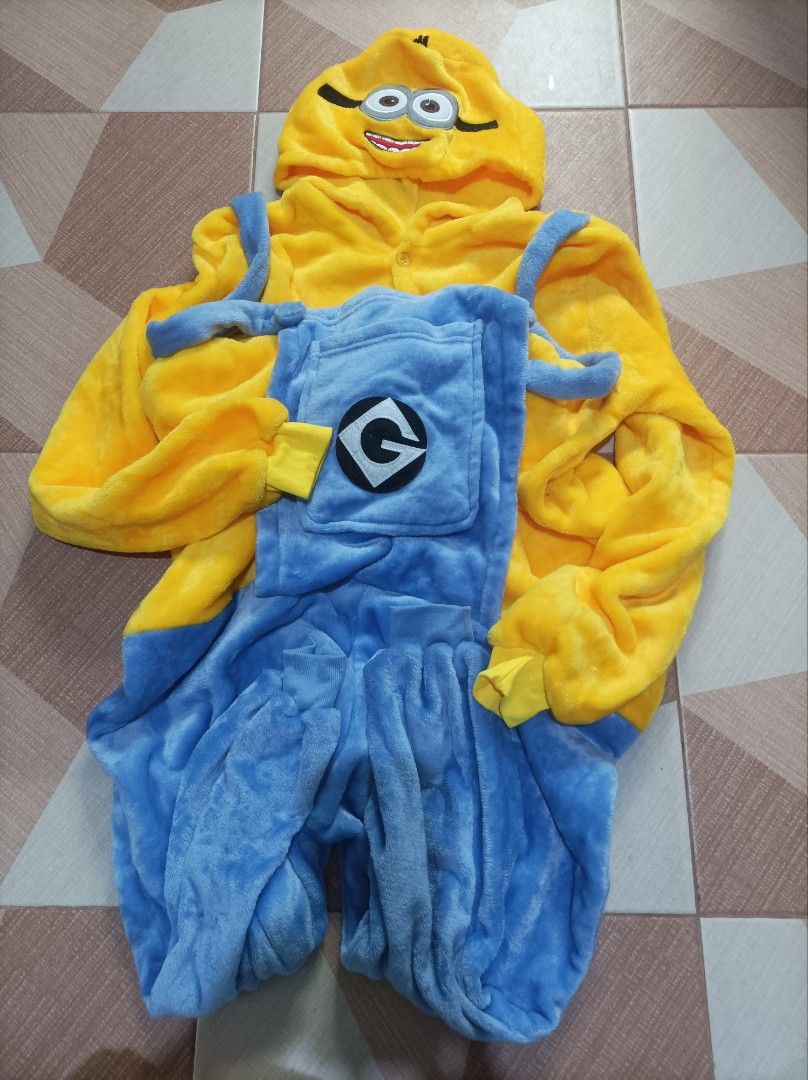 ADULT MINION COSTUME, Women's Fashion, Coats, Jackets and Outerwear on ...