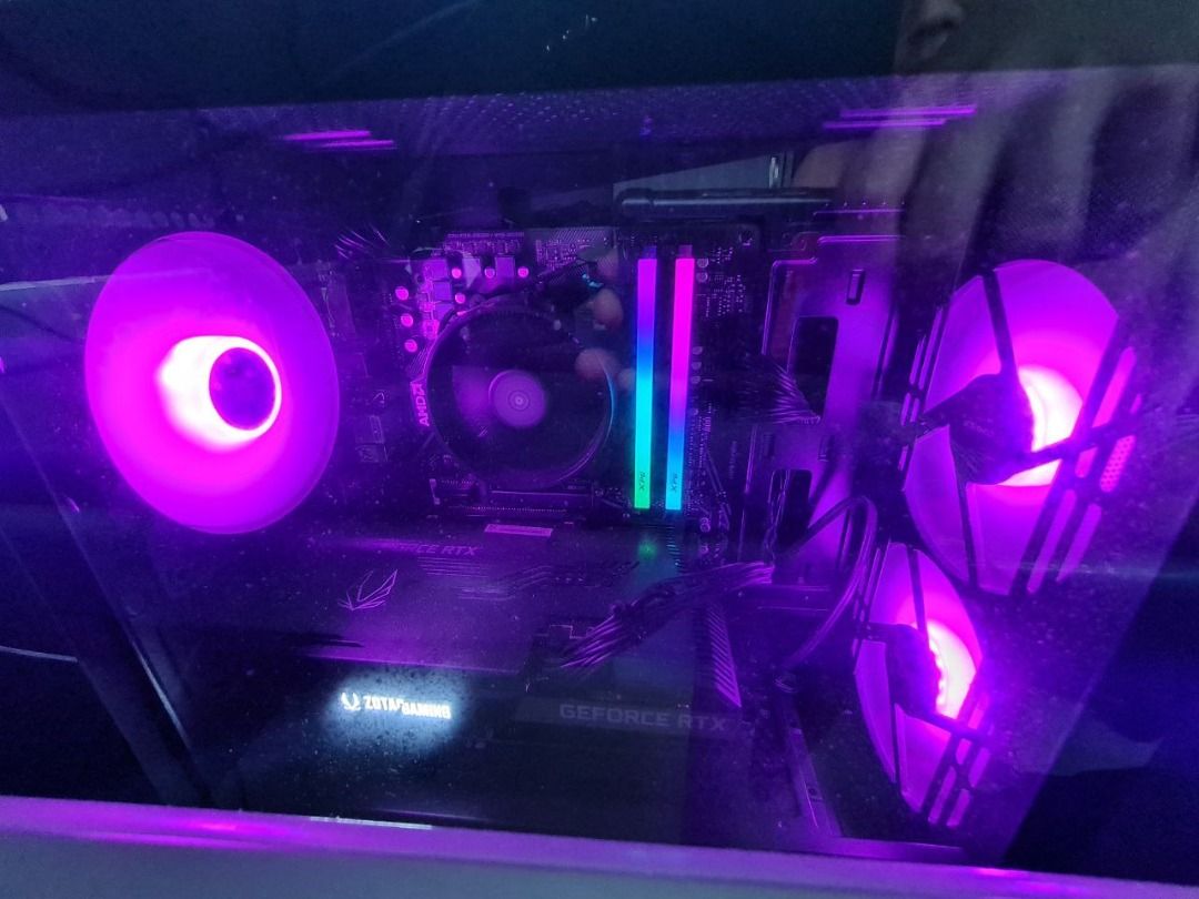 [9 Months Old] Aftershock RTX 3060Ti RGB Gaming PC with Ryzen 5 5600 ...