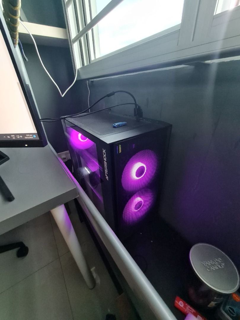 [9 Months Old] Aftershock RTX 3060Ti RGB Gaming PC with Ryzen 5 5600 ...