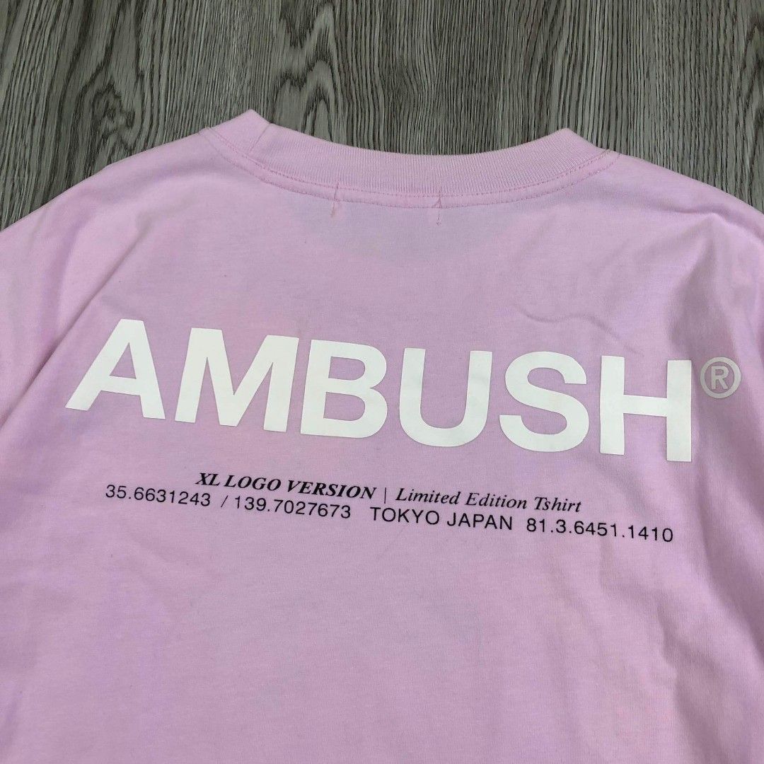 Ambush Japan - Xl logo version, Men's Fashion, Tops & Sets, Tshirts ...