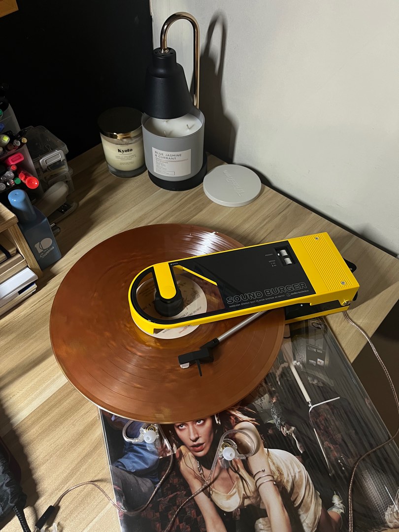 Audio Techinca - Sound Burger Turntable (Yellow), Hobbies & Toys, Music ...