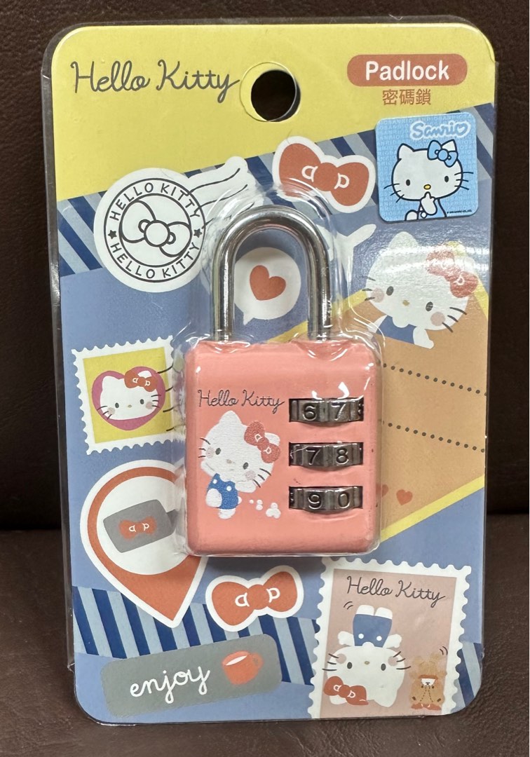 Authentic sanrio hello kitty padlock, Babies & Kids, Baby Nursery ...