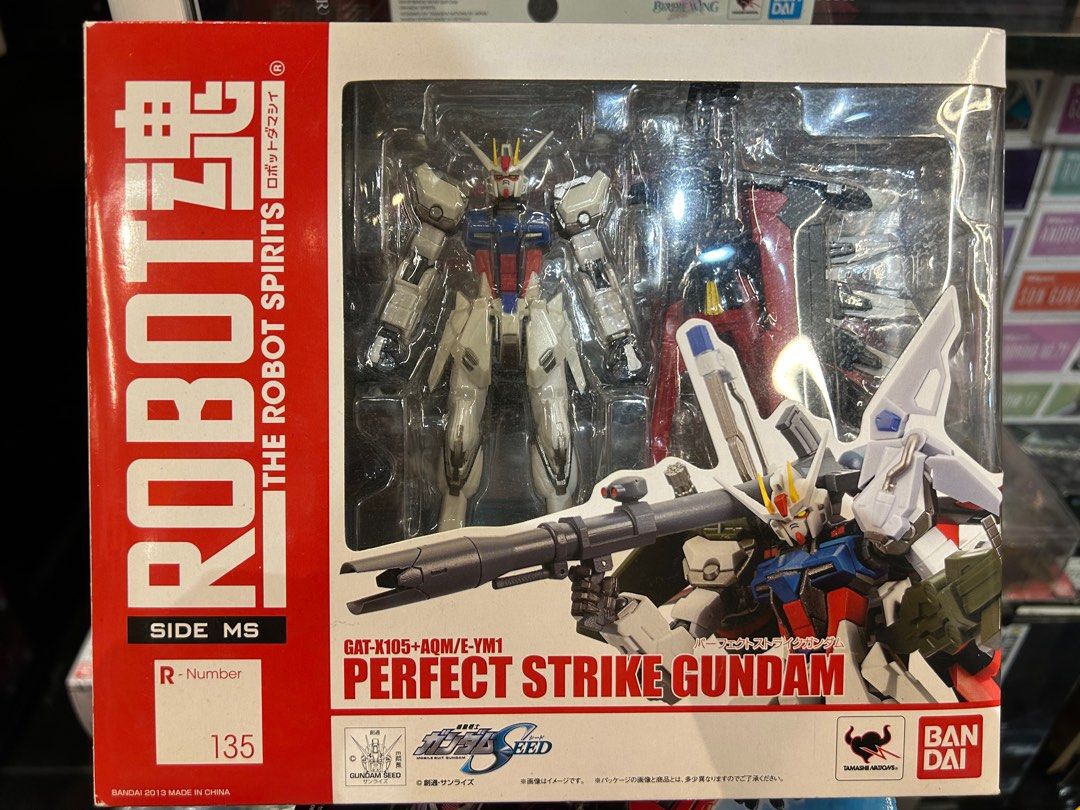 Bandai Robot Spirits Side MS R135 Perfect Strike Gundam Action Figure ...