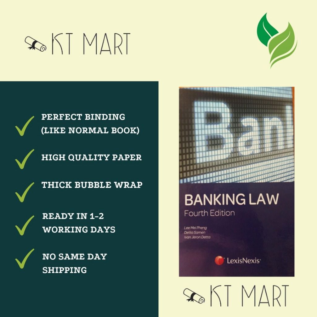 Banking Law 4th Edition Lee Mei Pheng Detta Samen Ivan Jeron Detta ...