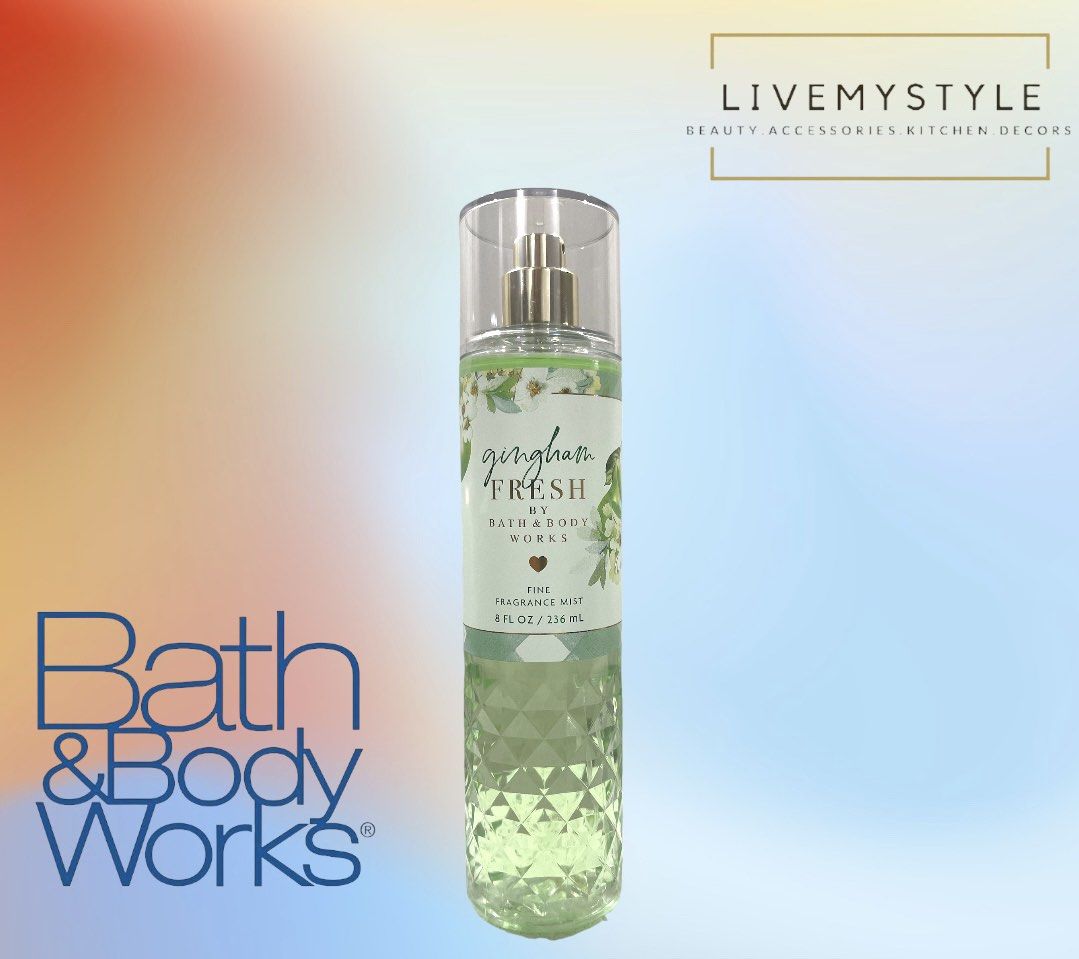 BATH & BODY WORKS GINGHAM FRESH FINE FRAGRANCE MIST, Beauty & Personal ...