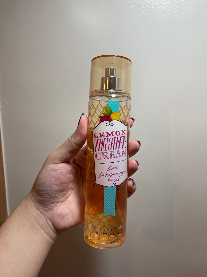 b&bw fine fragrance mist (lemon pomegranate cream), Beauty & Personal ...