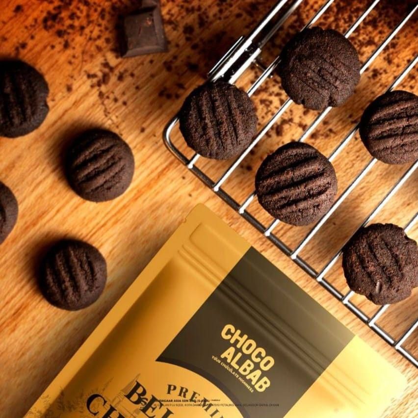 Belgian Chocolate Cookies Choco Albab, Food & Drinks, Homemade Bakes on Carousell