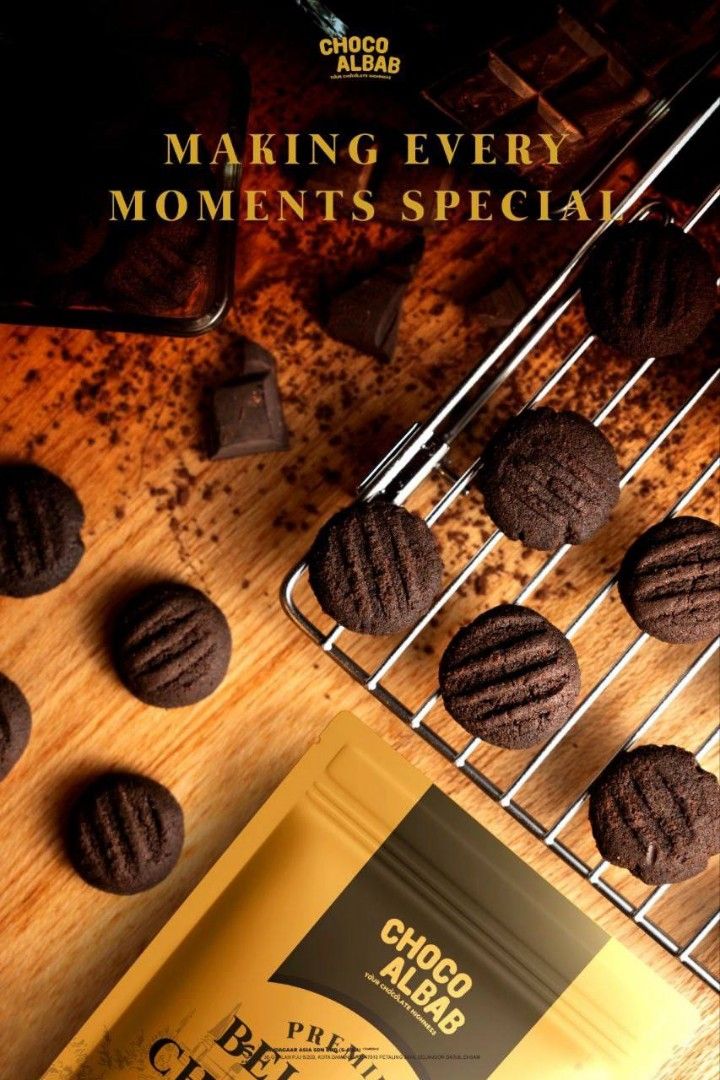 Belgian Chocolate Cookies Choco Albab, Food & Drinks, Homemade Bakes on ...