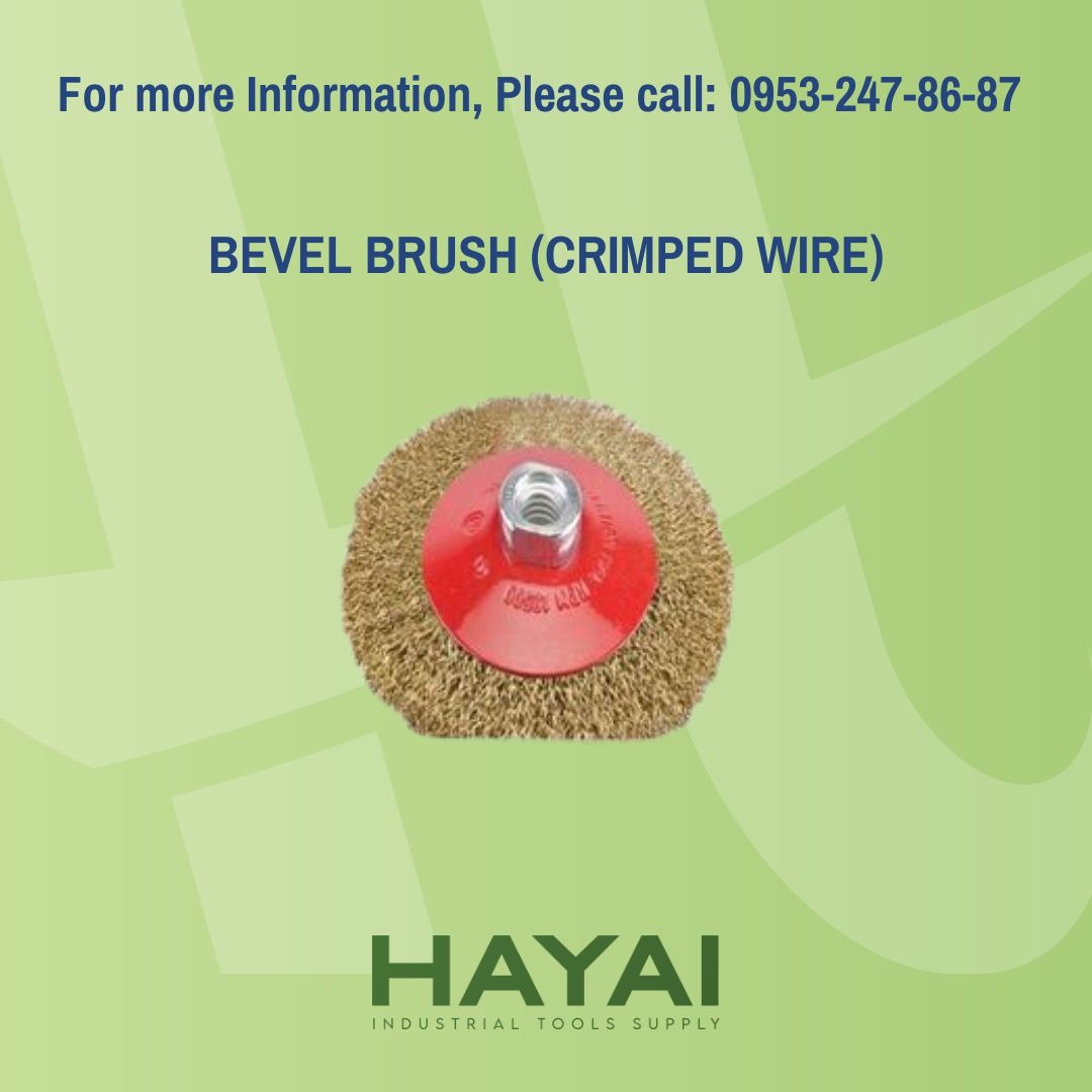 Bevel Brush( Crimped Wire ), Commercial & Industrial, Construction Tools & Equipment on Carousell