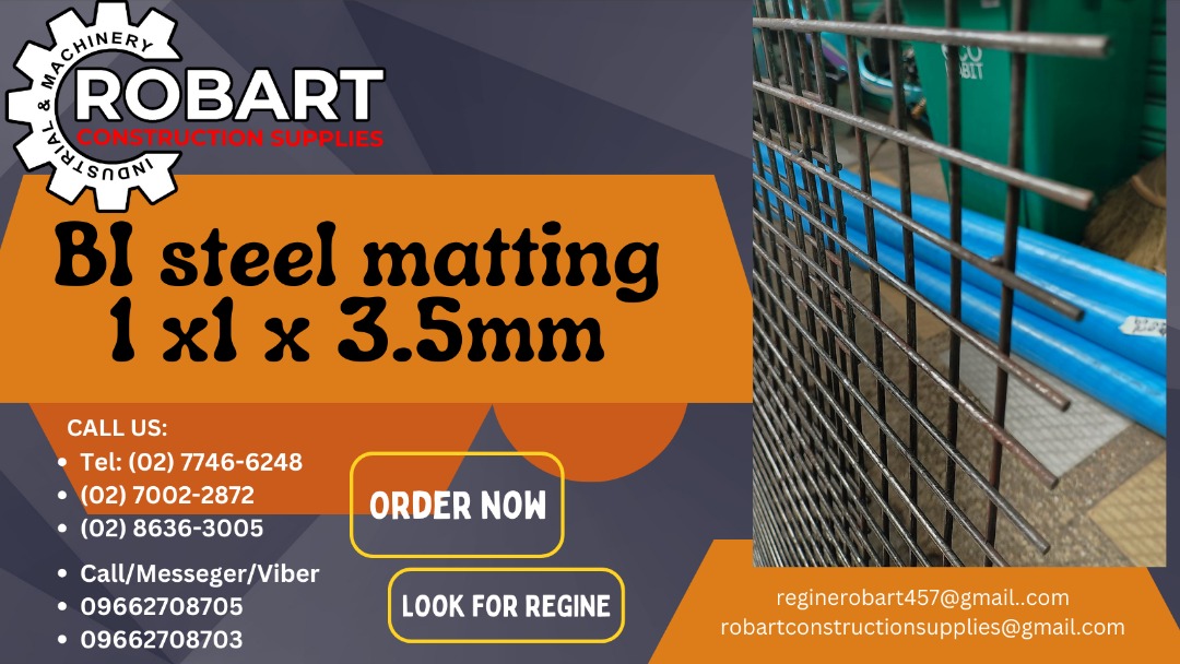 BI steel matting 1 x1 x 3.5mm, Commercial & Industrial, Construction ...