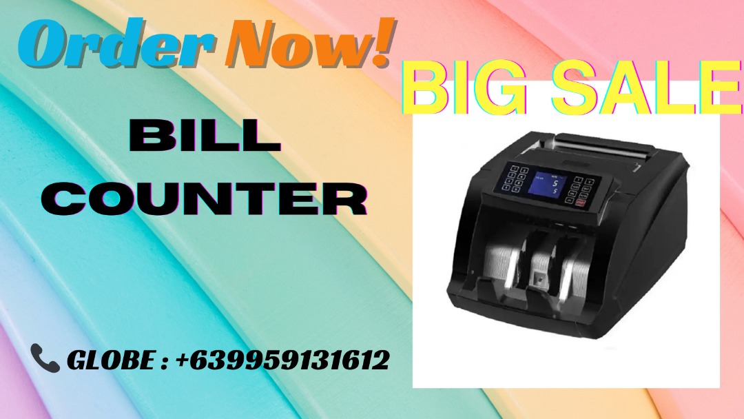 Bill Counter Stacker Capacity - 200pcs, Computers & Tech, Office ...