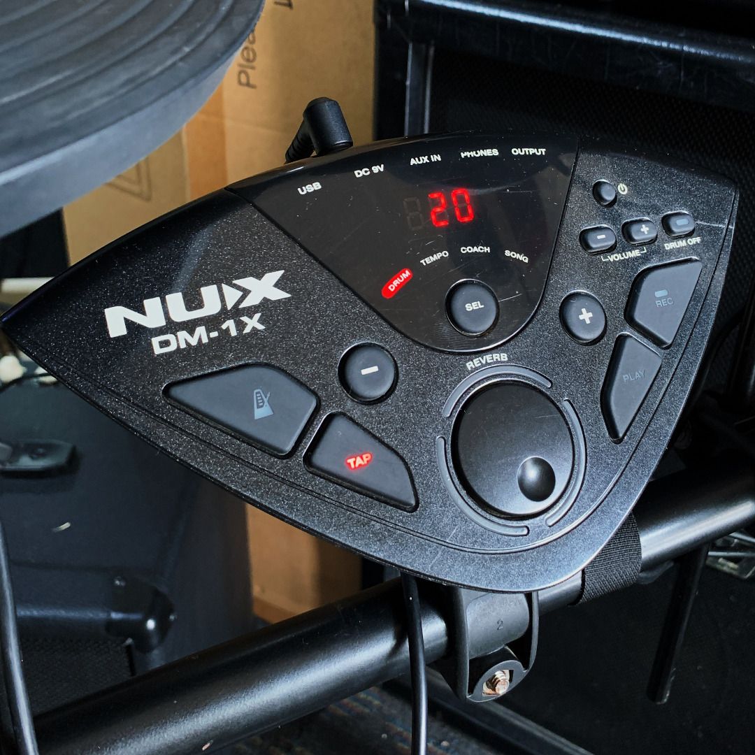 BILLY MUSIK - Drum Elektrik NUX DM-1X DM1X Multi Voice onboard Reverb ...