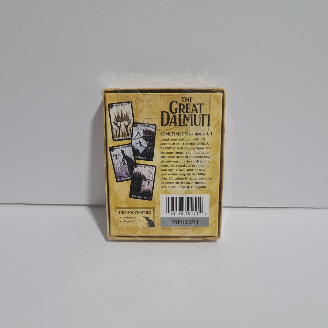 [Brand New] Dungeons & Dragons: The Great Dalmuti Card Game, Hobbies ...