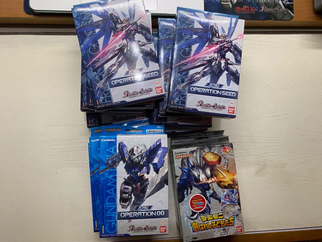 BS Battle Spirits 全新 SD52 Gundam Operation Seed 00 Uc sd53 sd54 基本卡組 自由 白重 白con 絕版 Battle ...